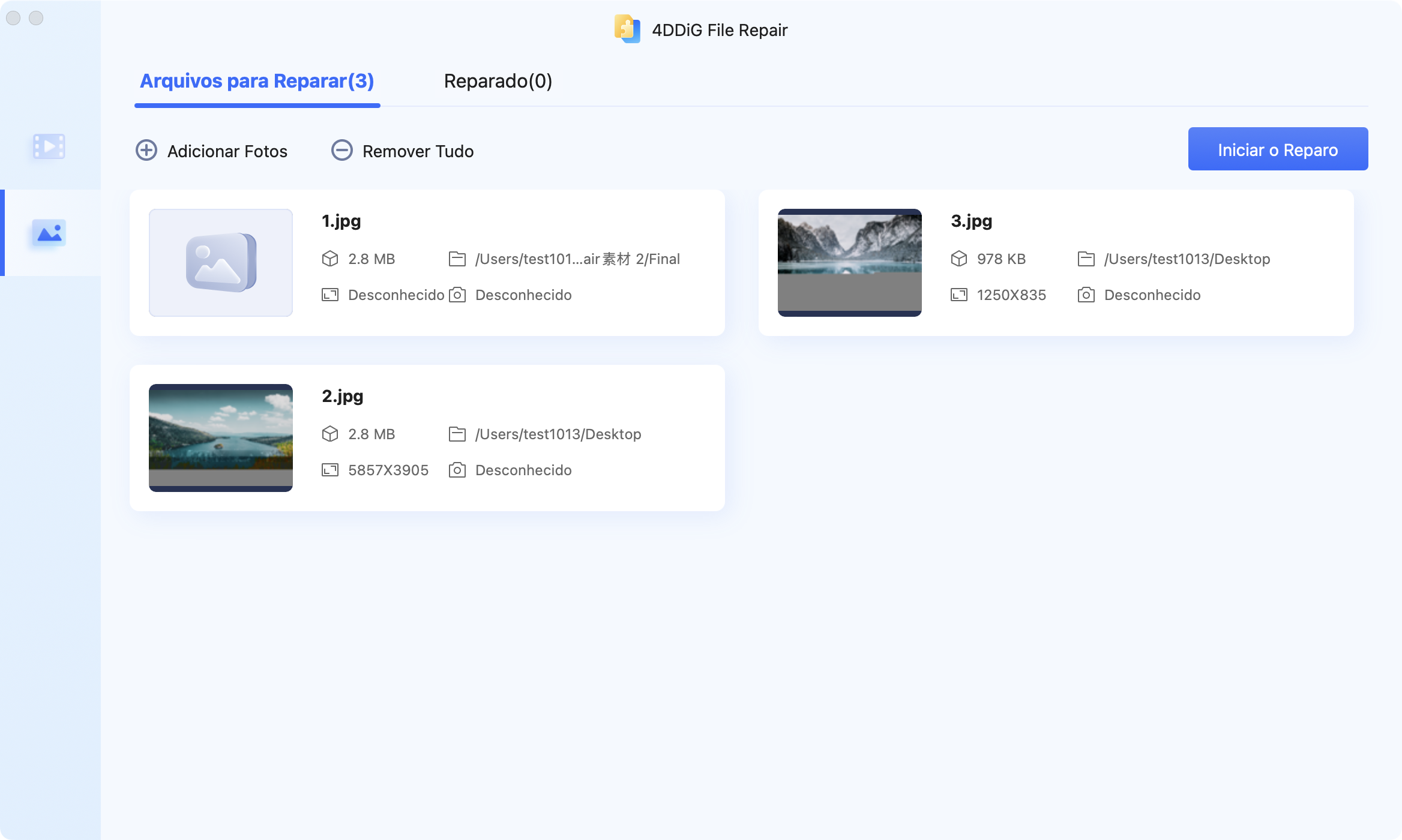 Como usar o 4DDiG File Repair para Reparar, Melhorar e Colorir Vídeos e ...