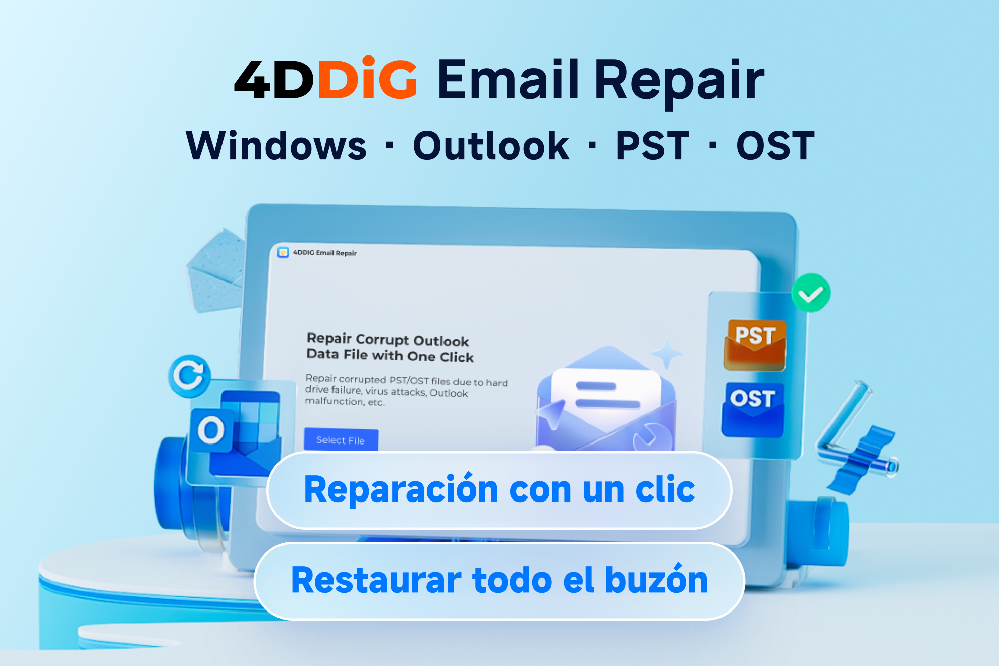 [OFICIAL] Tenorshare 4DDiG Email Repair: Reparar PST/OST en Outlook con ...