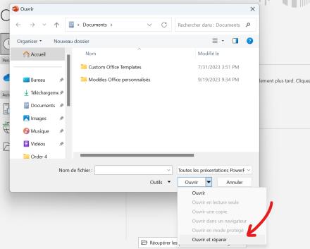[6 Façons] Réparer ou ouvrir un fichier PPTX corrompu