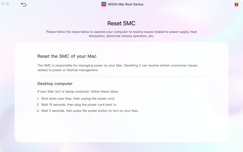 Guía de 4DDiG Mac Boot Genius: ¿Cómo usarlo para solucionar problemas ...