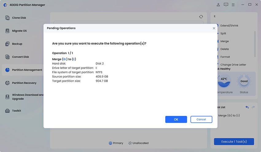 4DDiG Partition Managerの使い方