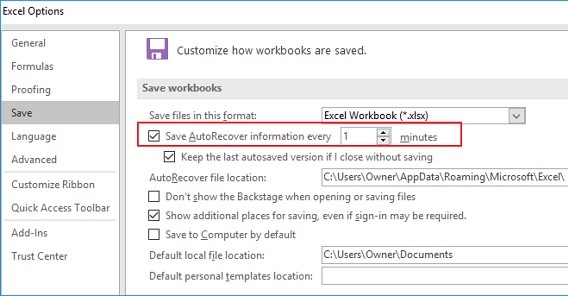5 Best Solutions For Excel Recover Unsaved Workbooks