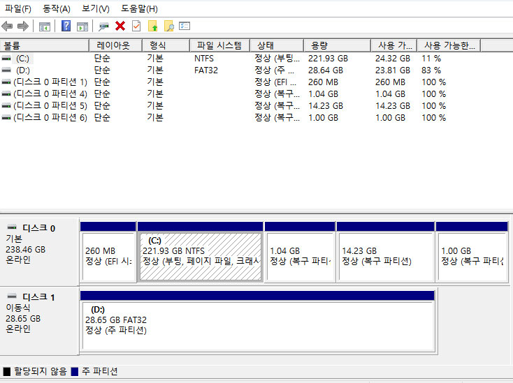 윈도우 Usb를 Fat 32로 포맷 가능한 프로그램 추천